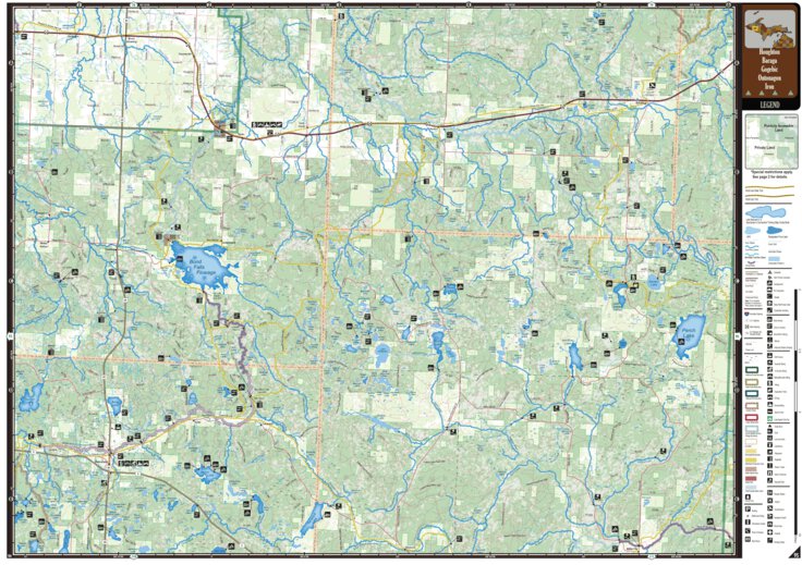 Northern MI All-Outdoors Atlas & Field Guide pg. 094-095 Map by ...