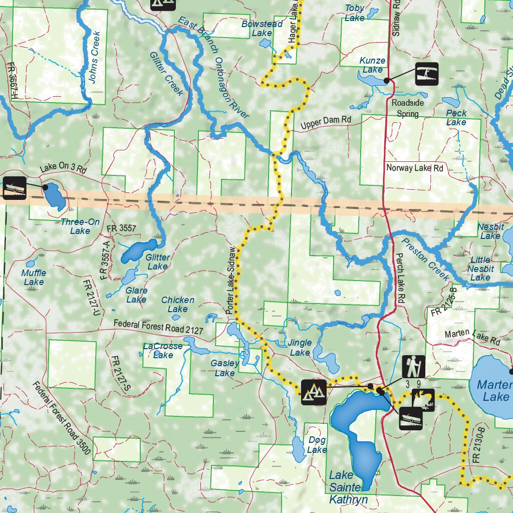 Northern MI All-Outdoors Atlas & Field Guide pg. 094-095 Map by ...
