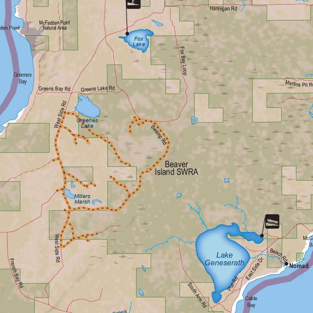 Northern MI All-Outdoors Atlas & Field Guide pg. 140-141 Map by ...