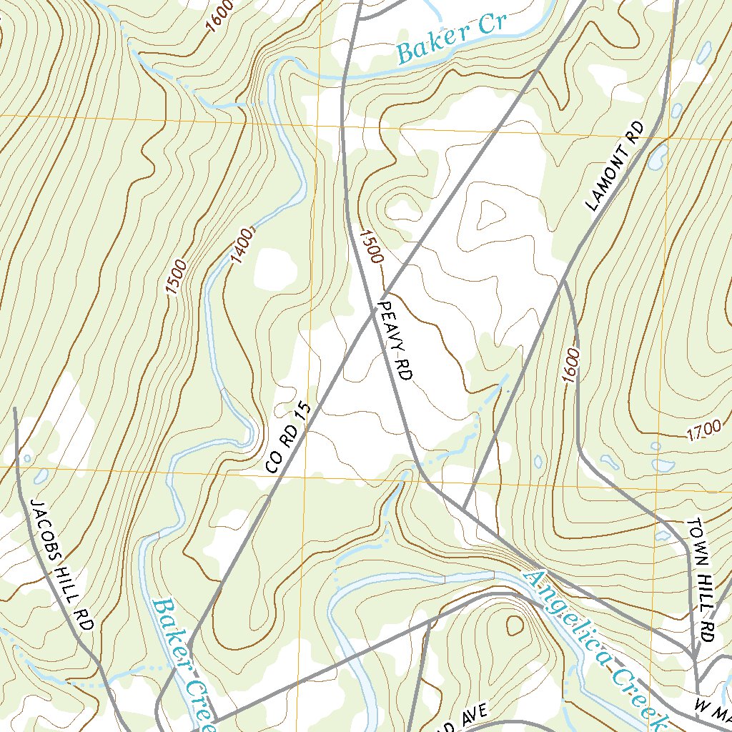 Angelica, NY (2019, 24000-Scale) Map by United States Geological Survey ...