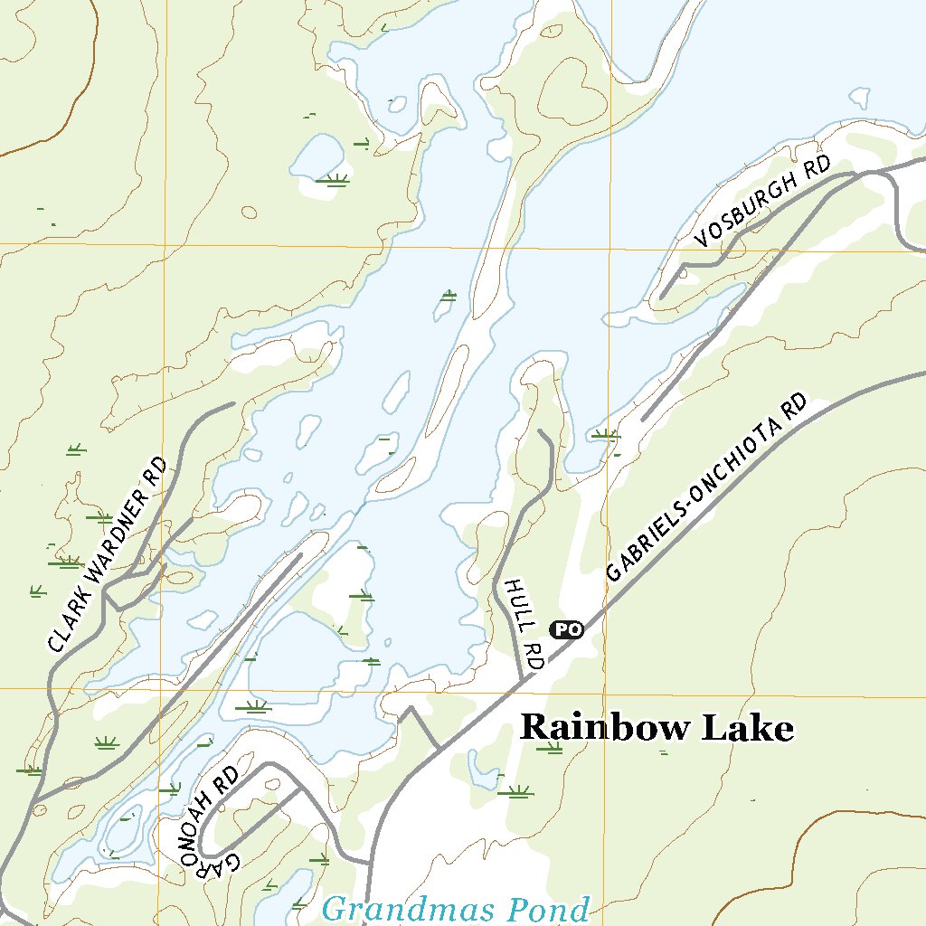Gabriels, NY (2019, 24000-Scale) Map by United States Geological Survey ...