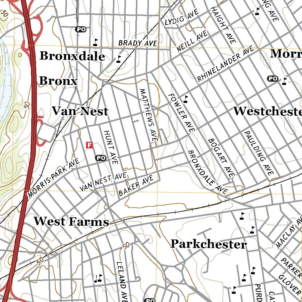 Flushing, NY (2019, 24000-Scale) Map by United States Geological Survey ...