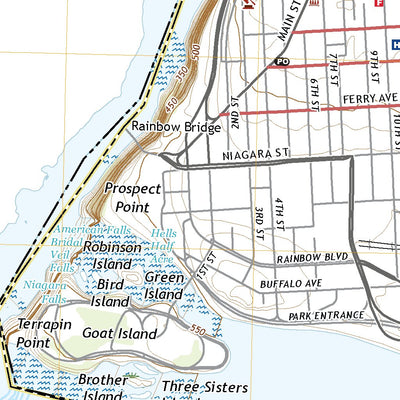 Niagara Falls, NY (2019, 24000-Scale) Map by United States Geological ...