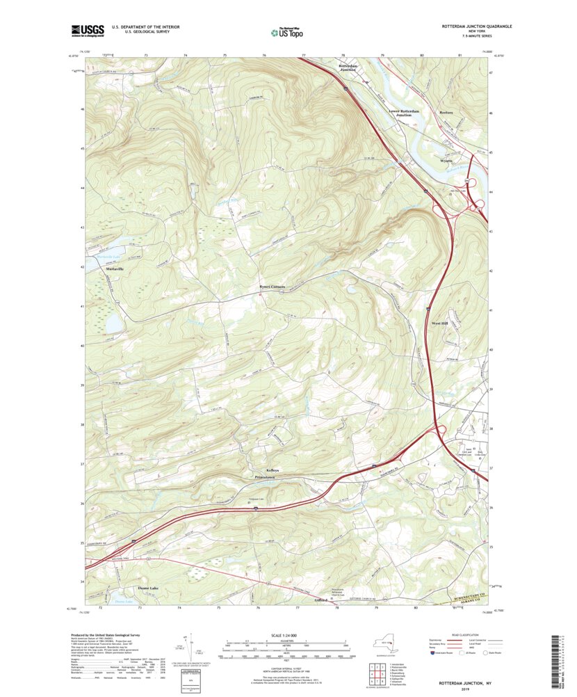 Rotterdam Junction, NY (2019, 24000-Scale) Map by United States ...