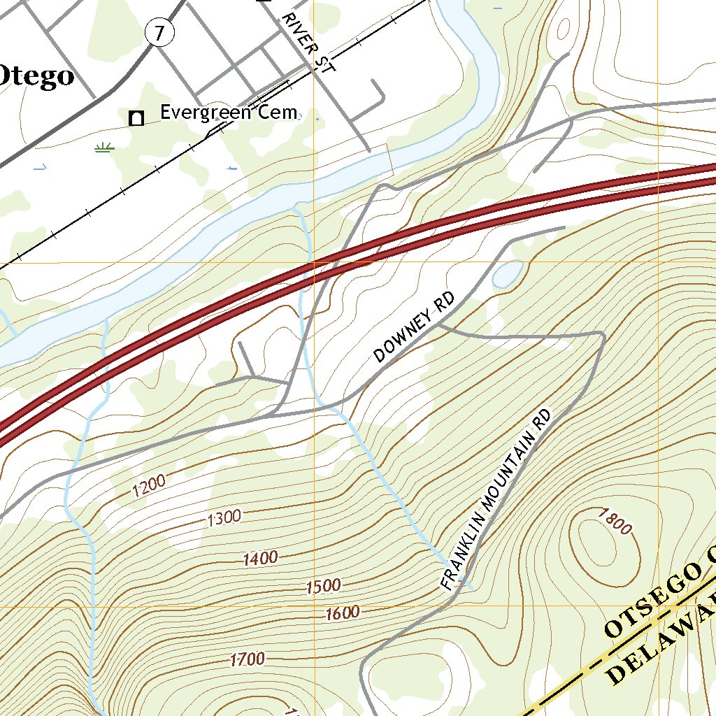 Otego, NY (2019, 24000-Scale) Map by United States Geological Survey ...