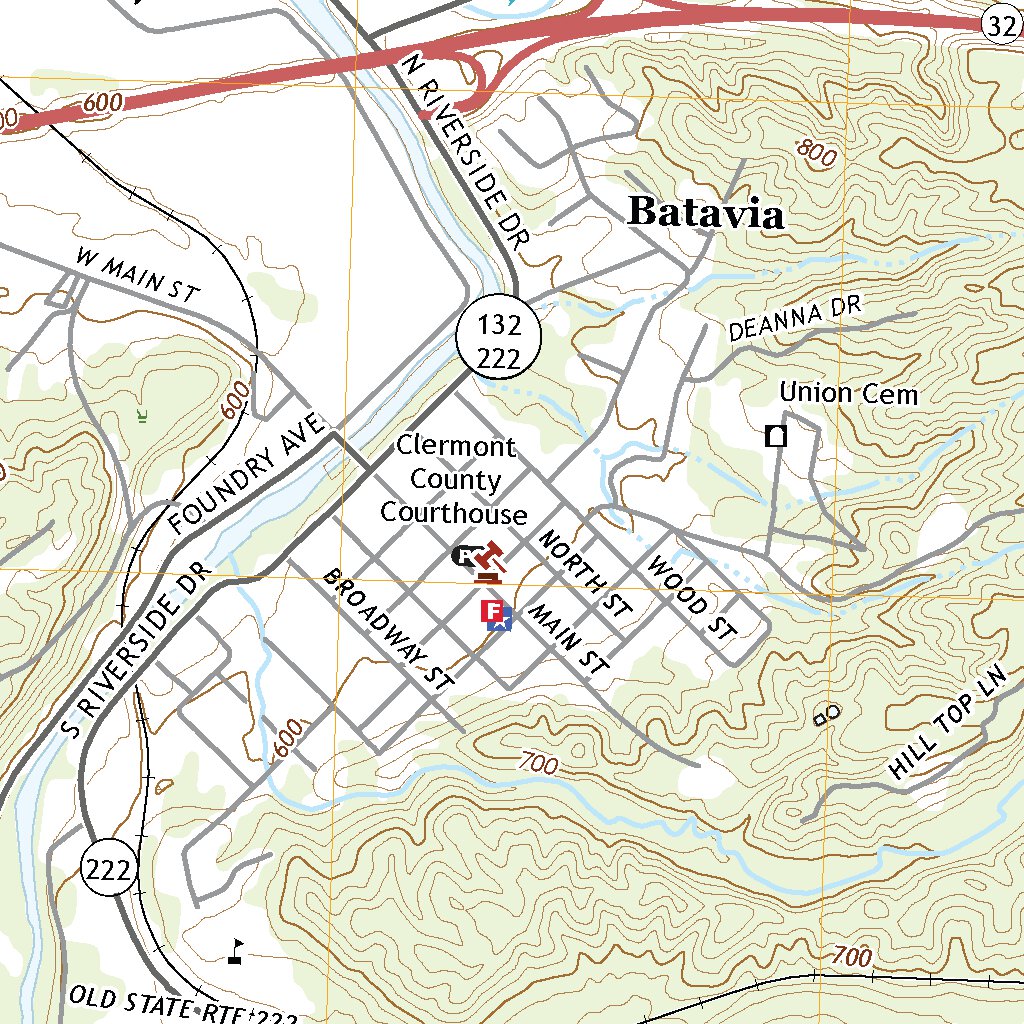 Batavia, OH (2019, 24000-Scale) Map by United States Geological Survey ...