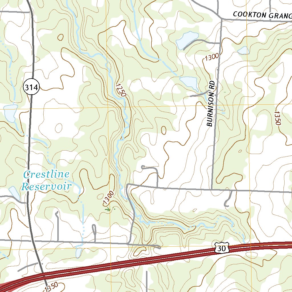 Crestline, OH (2019, 24000-Scale) Map by United States Geological ...