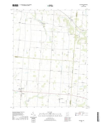 Fletcher, OH (2019, 24000-Scale) Map by United States Geological Survey ...