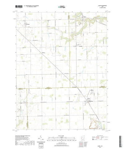 Laura, OH (2019, 24000-Scale) Map by United States Geological Survey ...