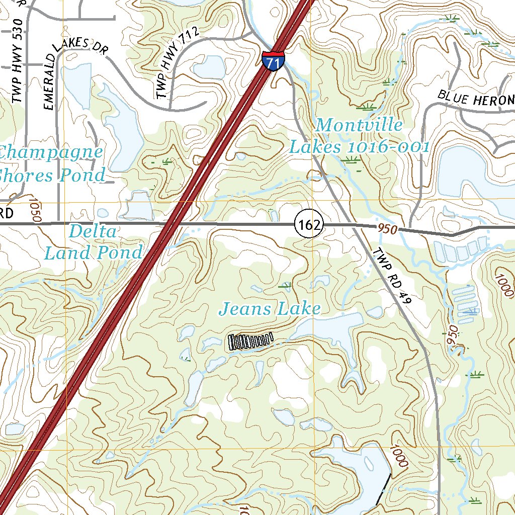 Seville, OH (2019, 24000-Scale) Map by United States Geological Survey ...