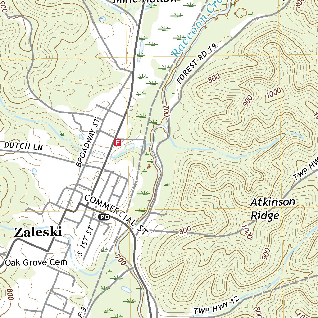 Zaleski, OH (2019, 24000-Scale) Map by United States Geological Survey ...