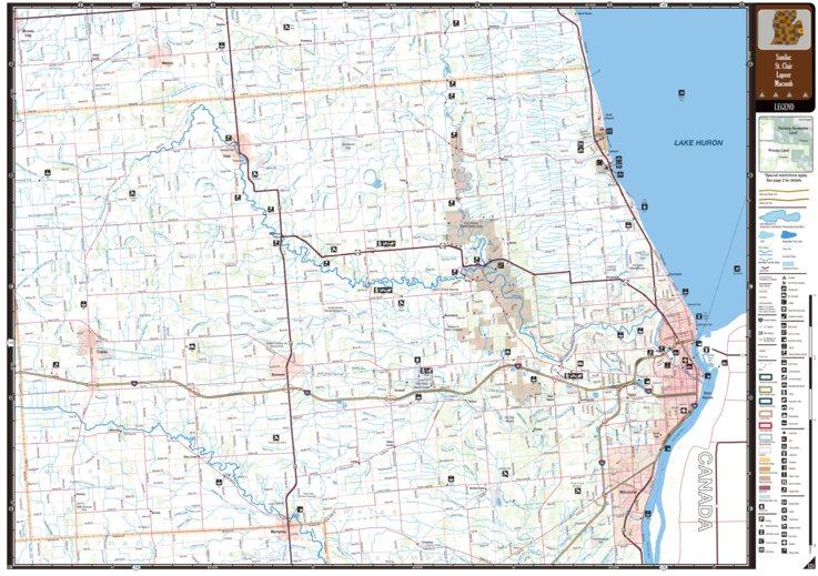 Southern MI All-Outdoors Atlas & Field Guide pg. 120-121 Map by ...