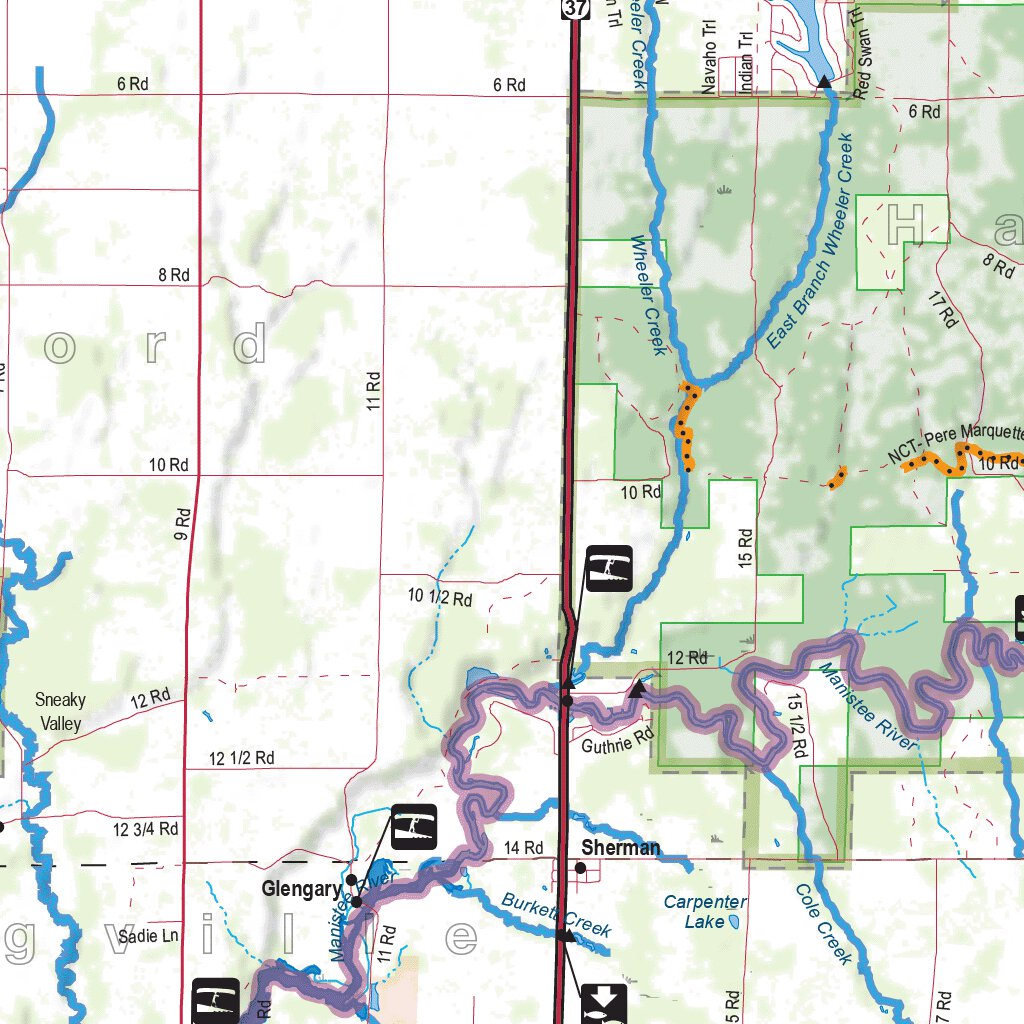 Southern MI All-Outdoors Atlas & Field Guide pg. 056-057 Map by ...
