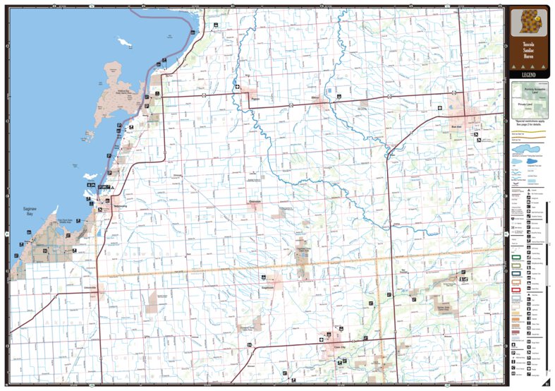 Southern MI All-Outdoors Atlas & Field Guide pg. 090-091 Map by ...