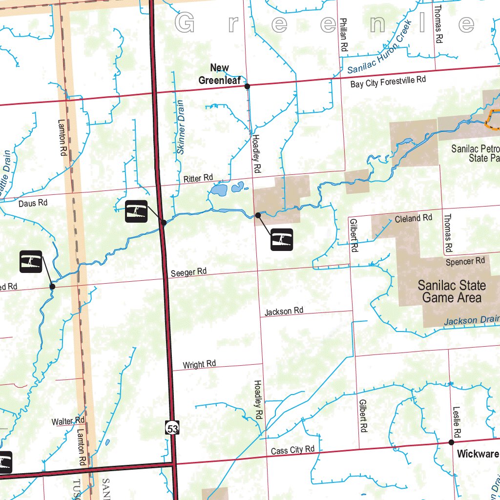 Southern MI All-Outdoors Atlas & Field Guide pg. 090-091 Map by ...