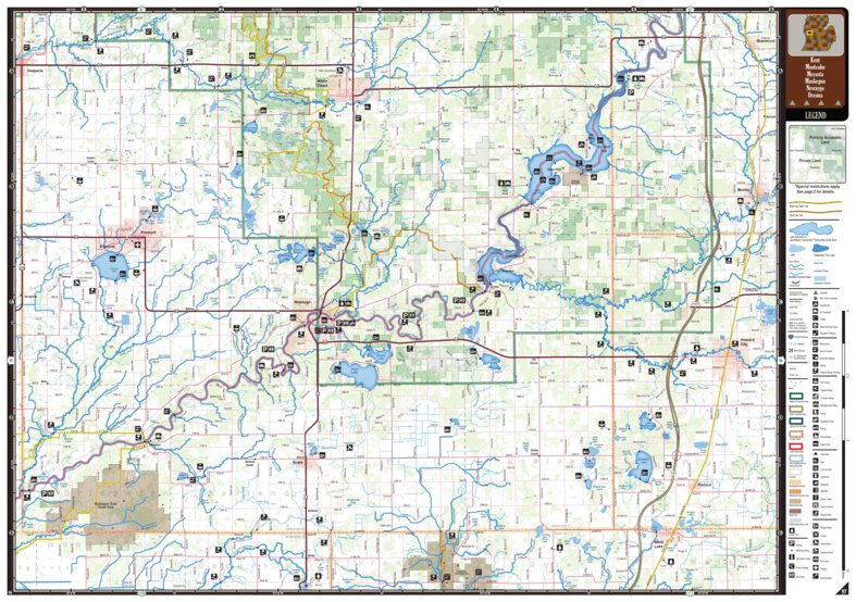Southern MI All-Outdoors Atlas & Field Guide pg. 096-097 Map by ...