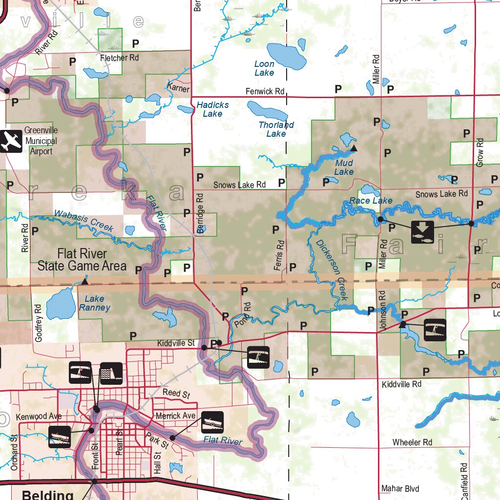 Southern MI All-Outdoors Atlas & Field Guide pg. 112-113 Map by ...