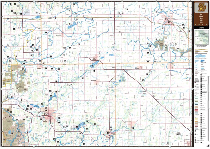 Southern MI All-Outdoors Atlas & Field Guide pg. 126-127 Map by ...