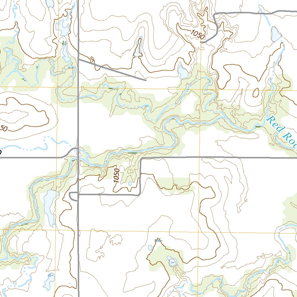 Hunter, OK (2018, 24000-Scale) Map by United States Geological Survey ...