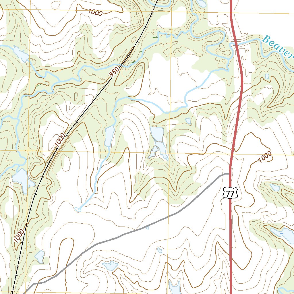 Mulhall, OK (2018, 24000-Scale) Map by United States Geological Survey ...