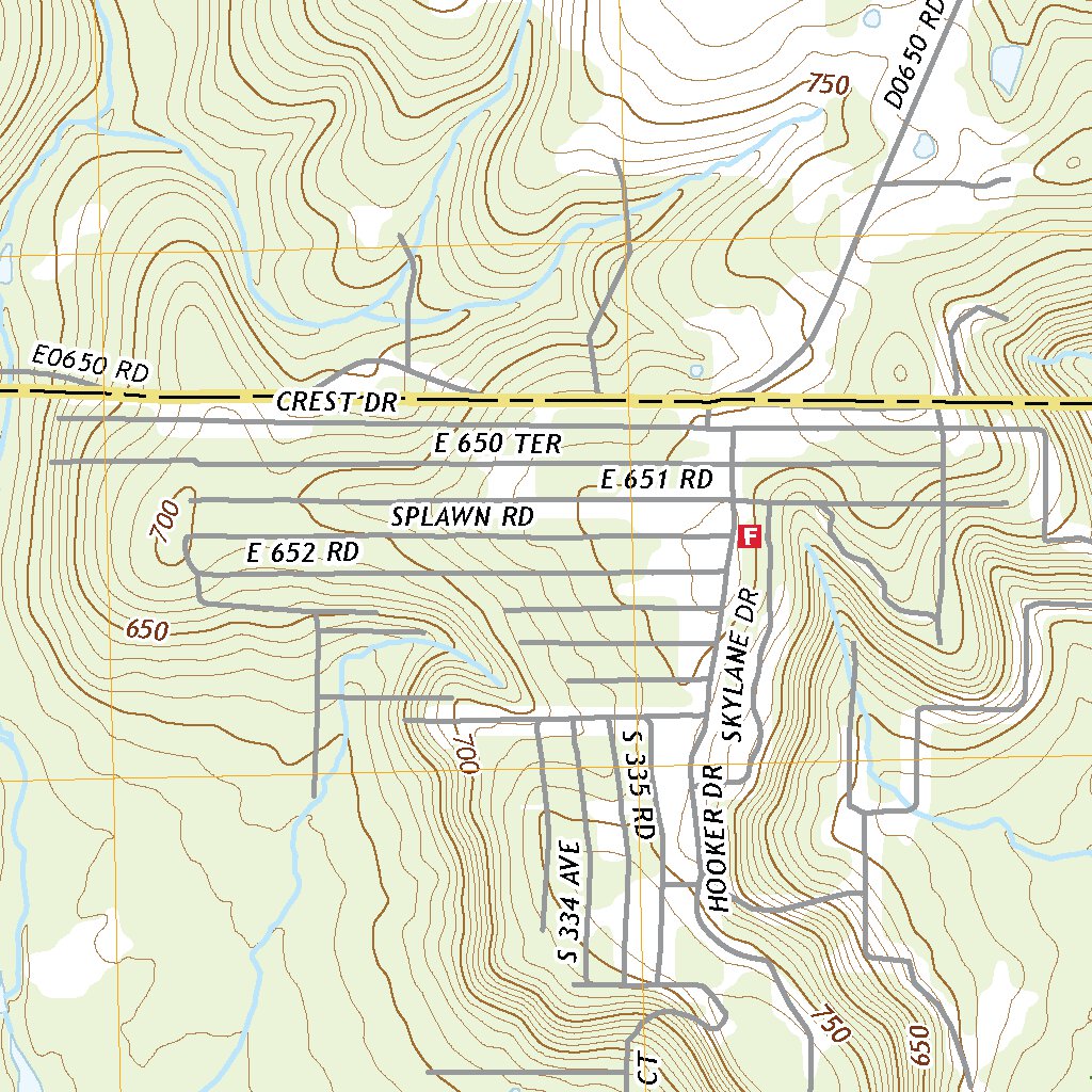 Rocky Point, OK (2018, 24000-Scale) Map by United States Geological ...