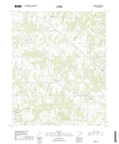 Vanoss, OK (2018, 24000-Scale) Map by United States Geological Survey ...