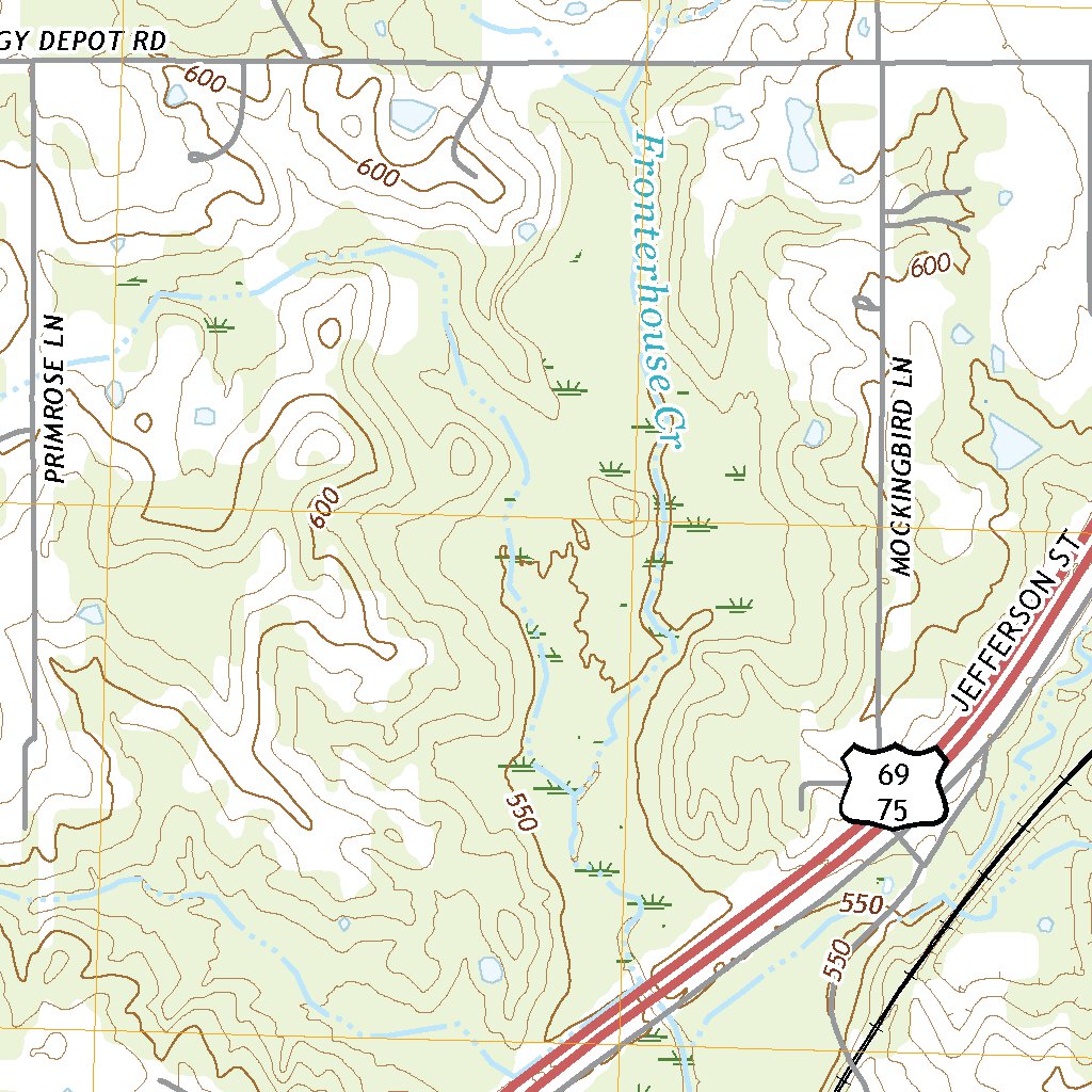 Tushka, OK (2019, 24000-Scale) Map by United States Geological Survey ...