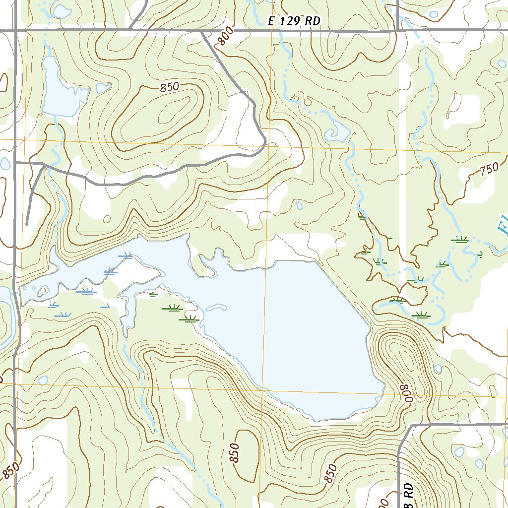 Yeager, OK (2018, 24000-Scale) Map by United States Geological Survey ...