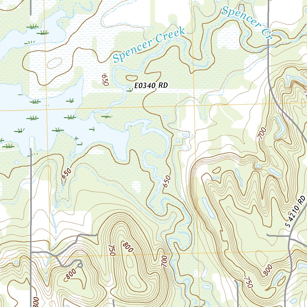 Winganon, OK (2019, 24000-Scale) Map by United States Geological Survey ...