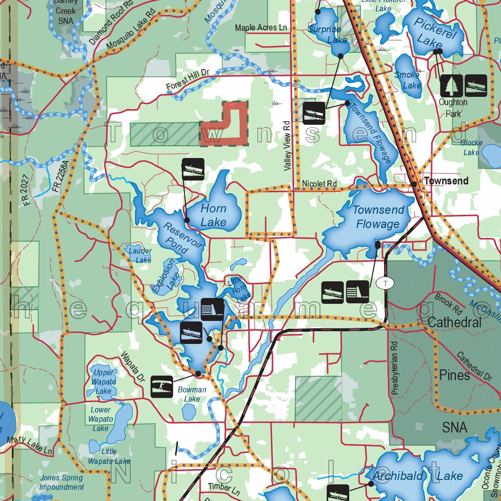 Northern WI All-Outdoors Atlas & Field Guide pg. 126-127 Map by ...