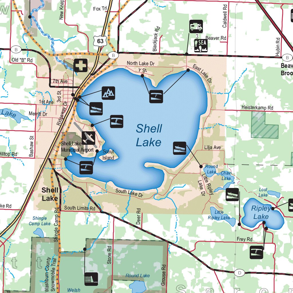 Northern WI All-Outdoors Atlas & Field Guide pg. 098-099 Map by ...
