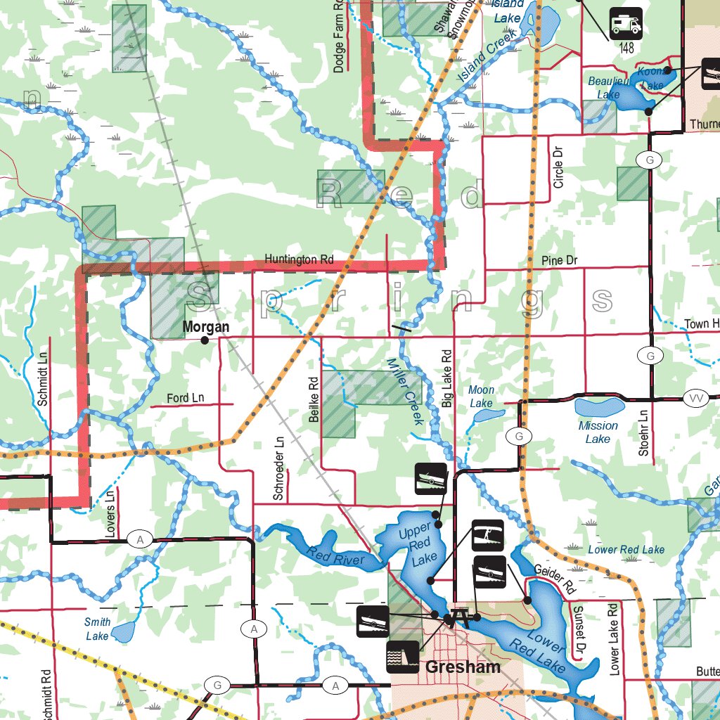Northern WI All-Outdoors Atlas & Field Guide pg. 146-147 Map by ...