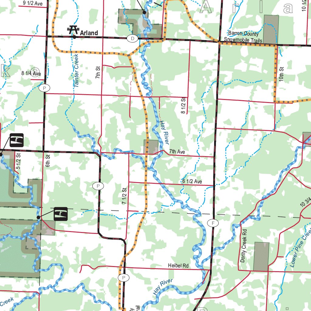 Northern WI All-Outdoors Atlas & Field Guide pg. 116-117 Map by ...