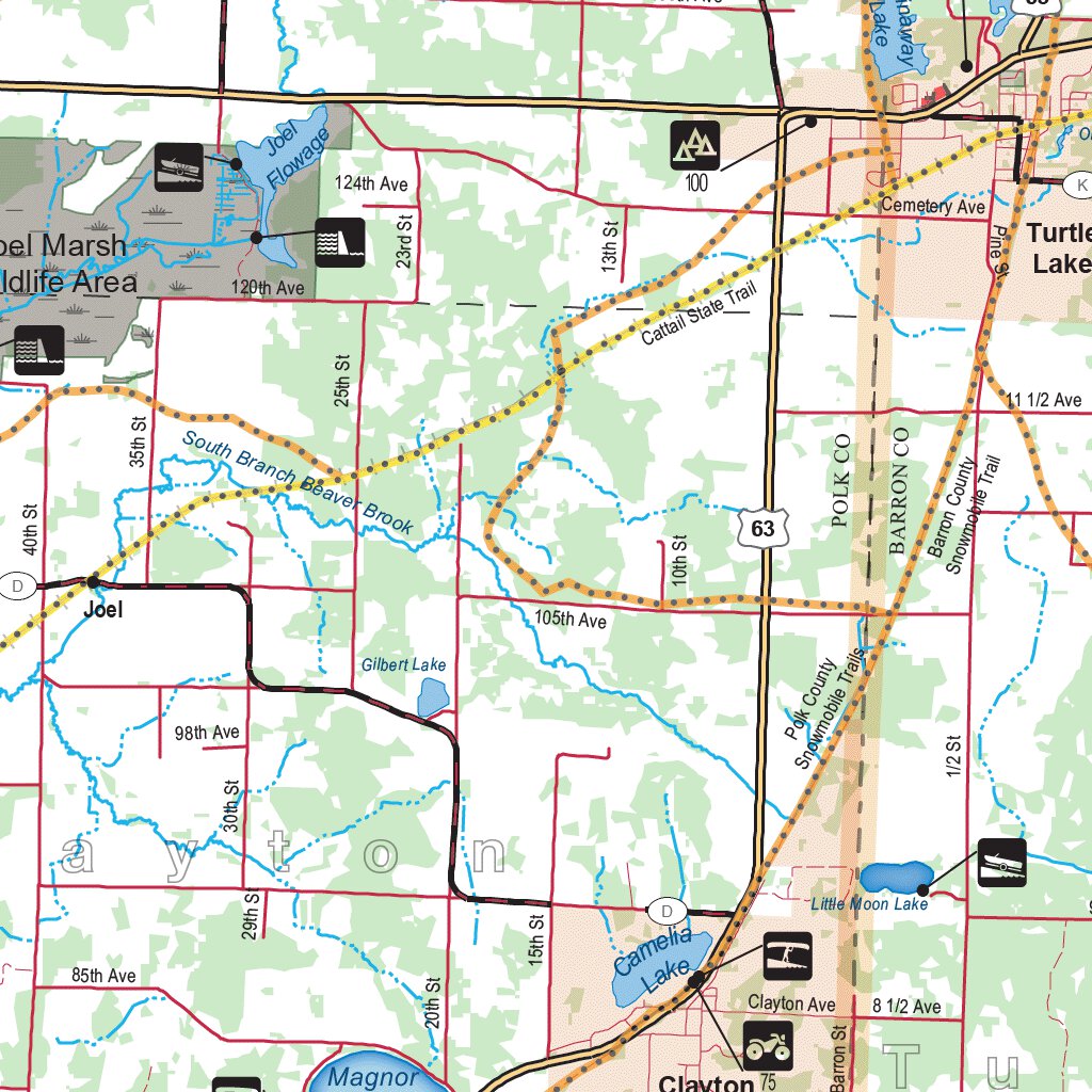 Northern WI All-Outdoors Atlas & Field Guide pg. 116-117 Map by ...