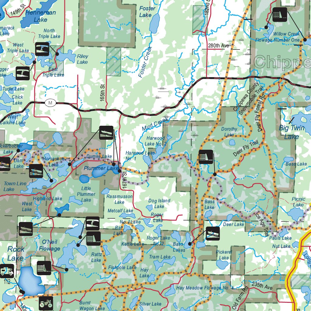 Northern WI All-Outdoors Atlas & Field Guide pg. 118-119 Map by ...