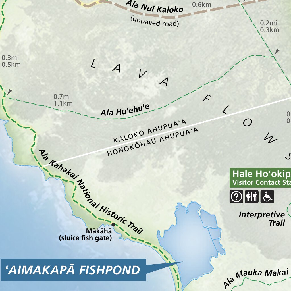Kaloko-Honokōhau National Historical Park Map by US National Park ...