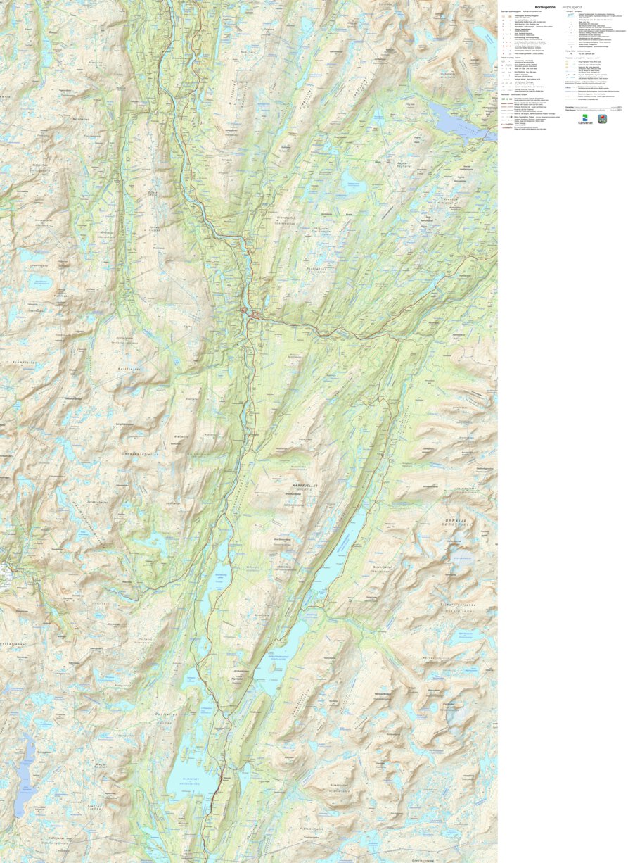 Municipality of Grane Map by The Norwegian Mapping Authority | Avenza Maps