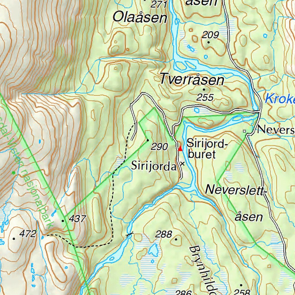 Municipality of Grane Map by The Norwegian Mapping Authority | Avenza Maps
