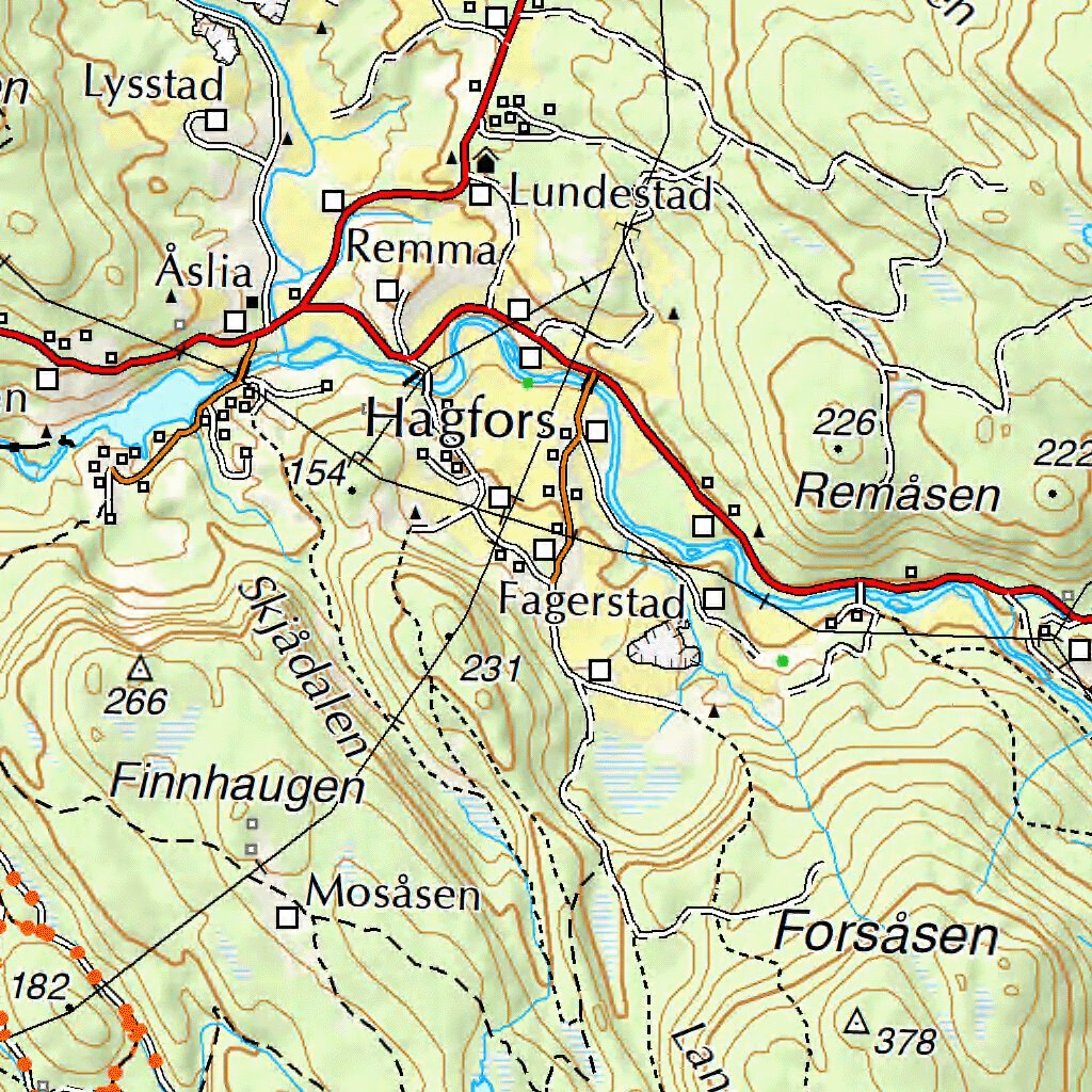 Municipality of Vefsn Map by The Norwegian Mapping Authority | Avenza Maps