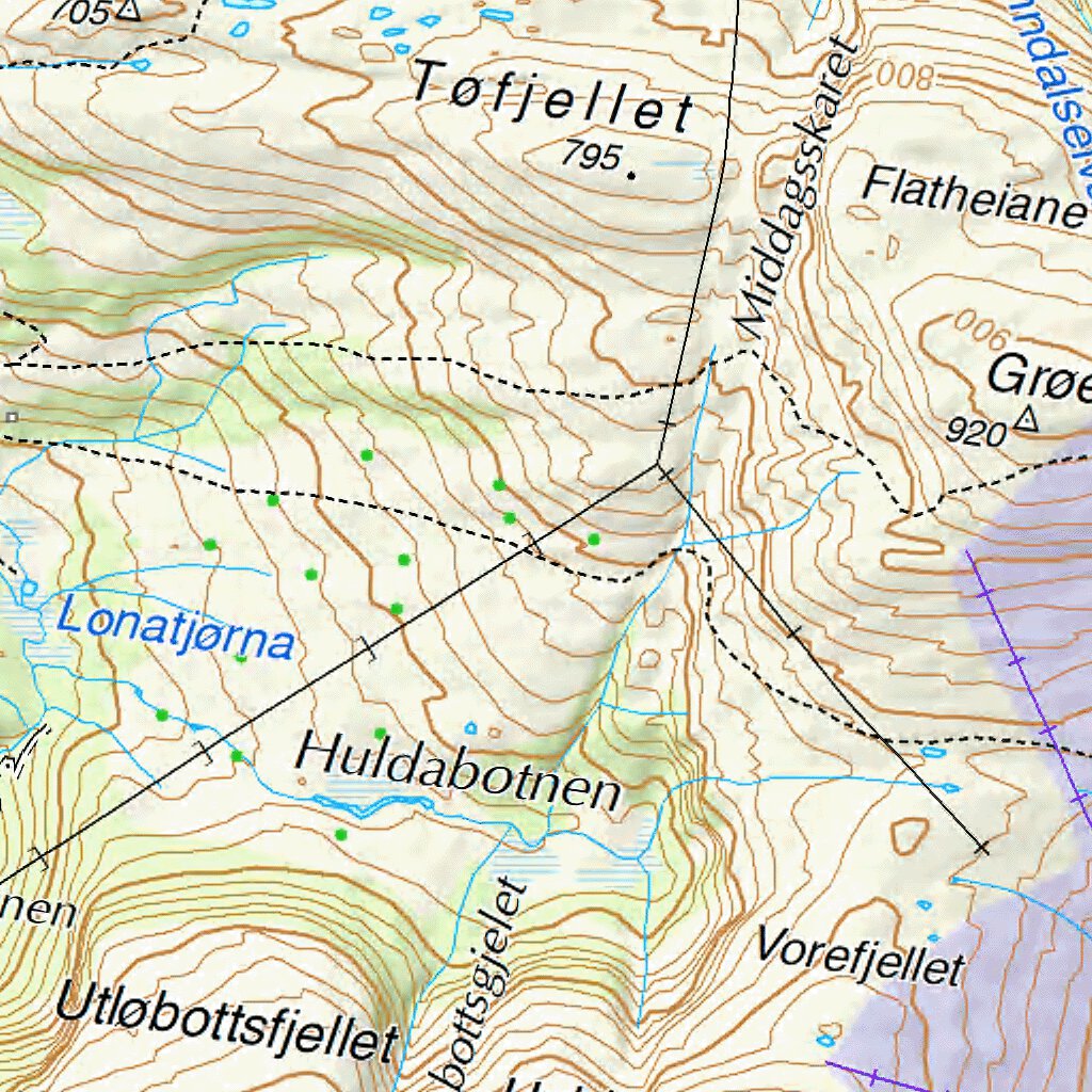Municipality of Samnanger Map by The Norwegian Mapping Authority ...