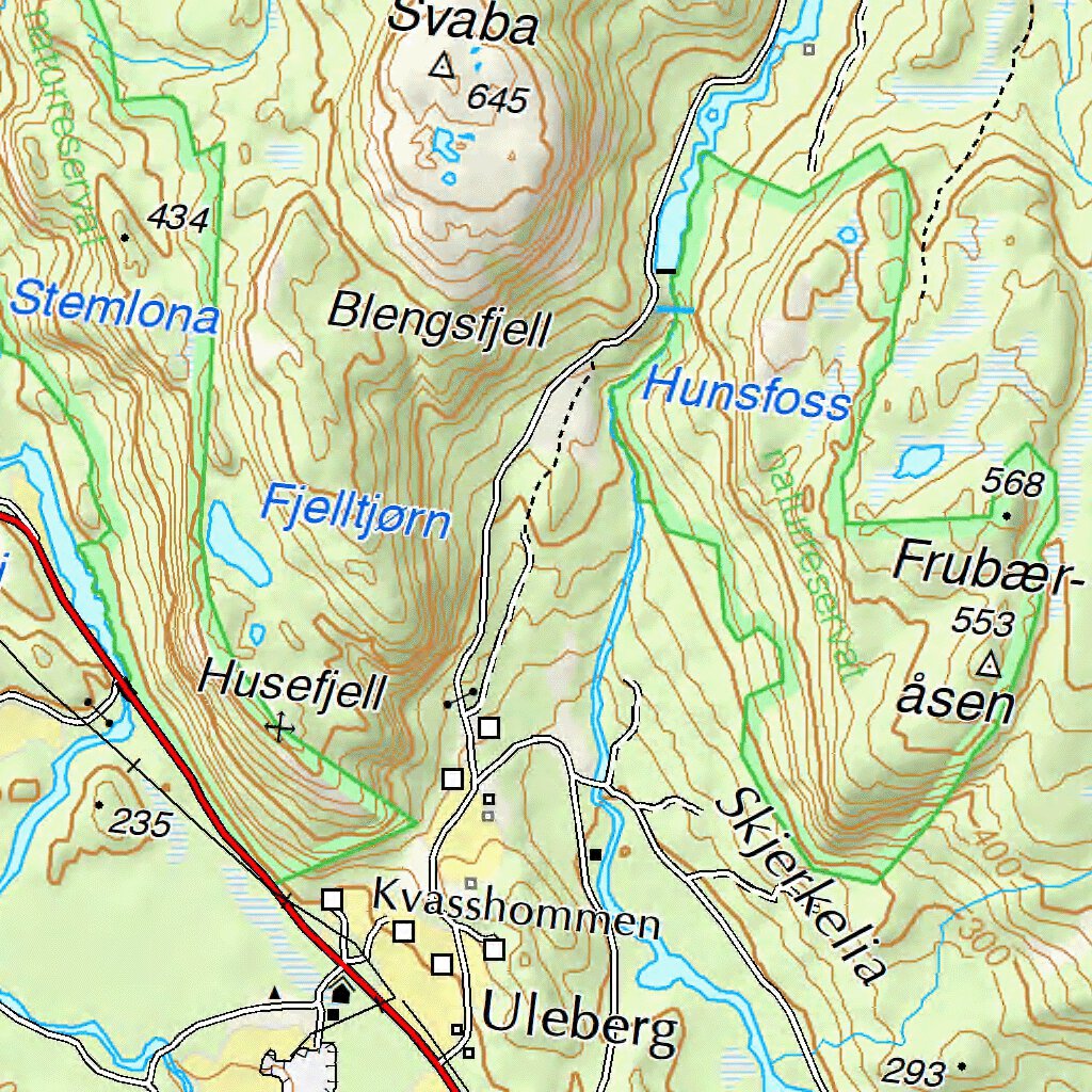 Municipality of Evje og Hornnes Map by The Norwegian Mapping Authority ...