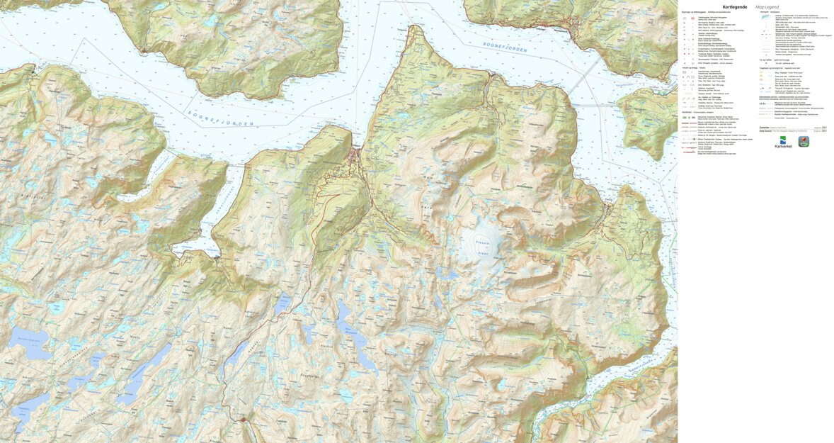 Municipality of Vik Map by The Norwegian Mapping Authority | Avenza Maps