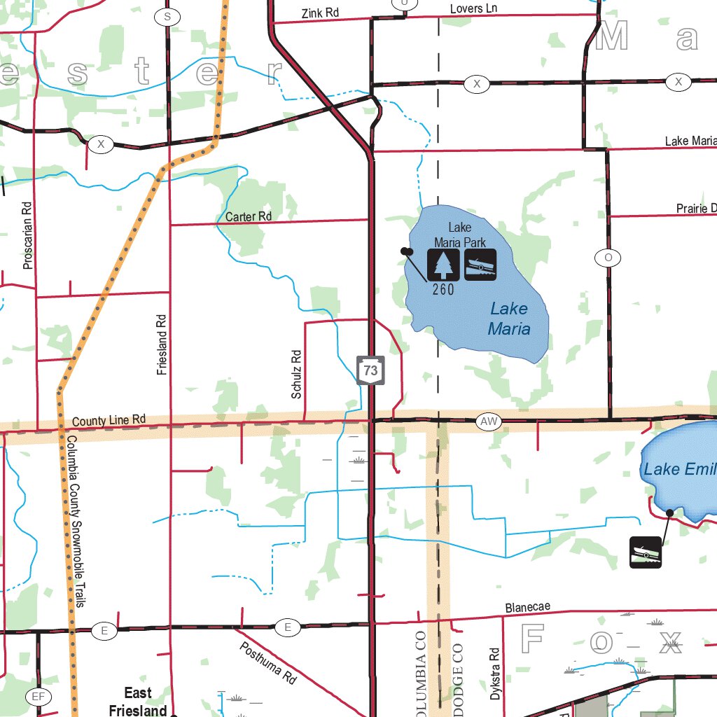 Southern WI All-Outdoors Atlas & Field Guide pg. 116-117 Map by ...