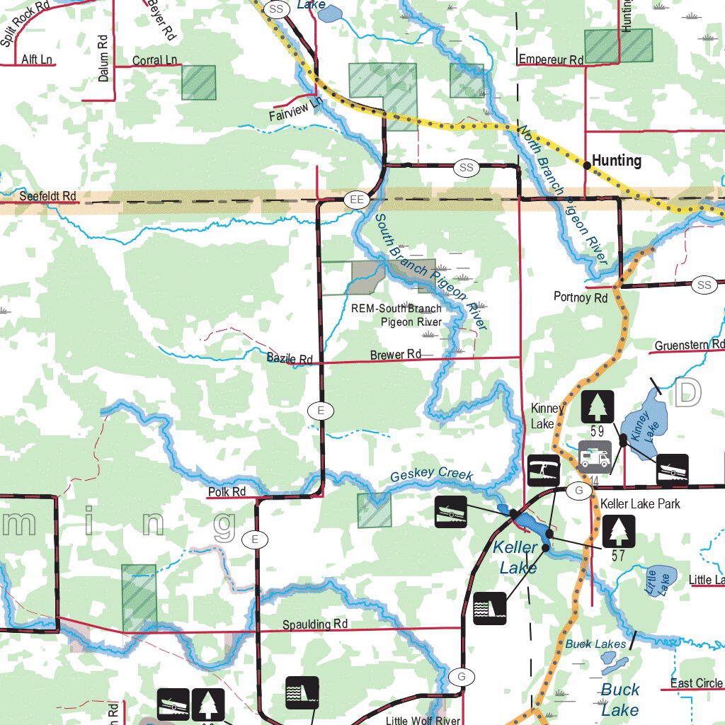 Southern WI All-Outdoors Atlas & Field Guide pg. 070-071 Map by ...