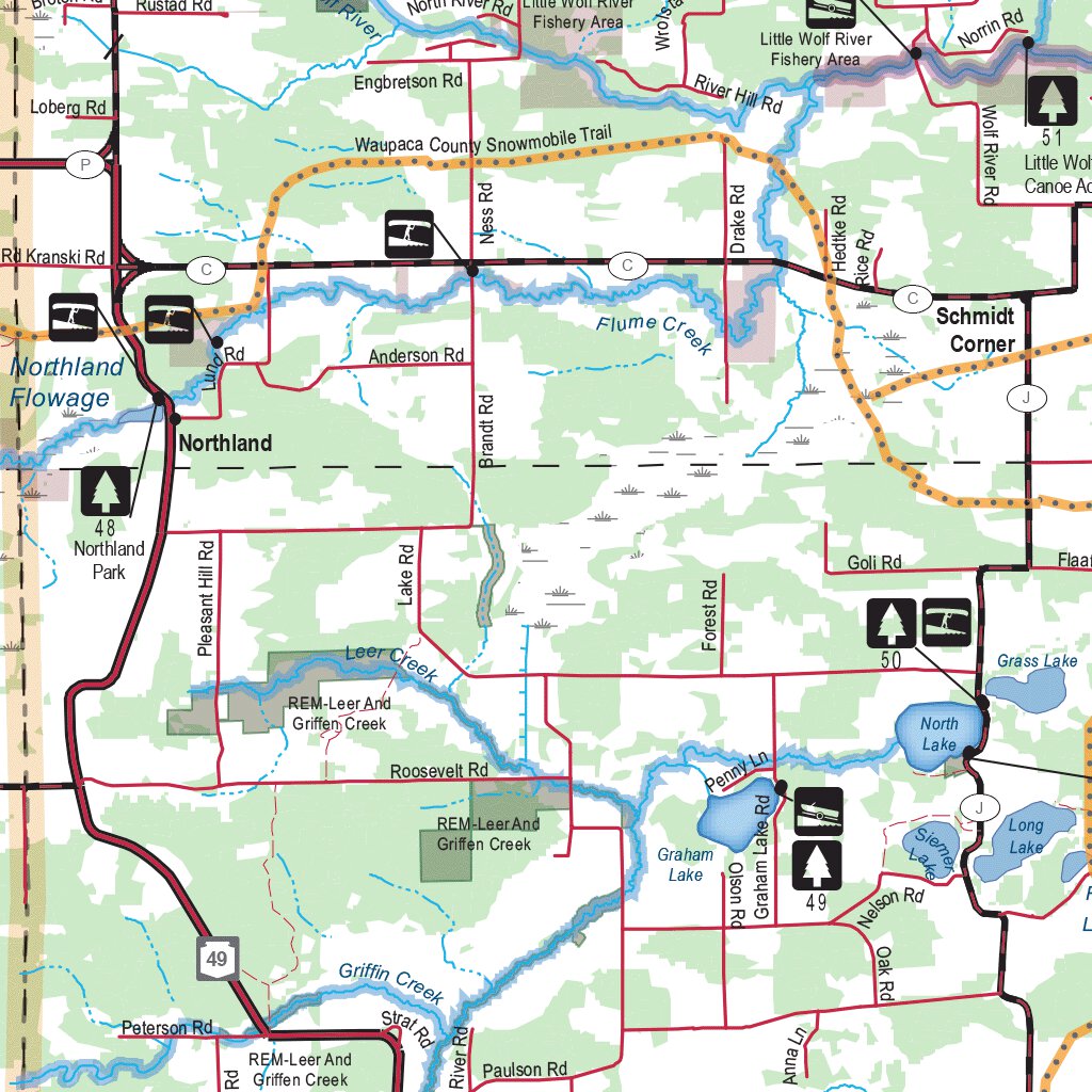 Southern WI All-Outdoors Atlas & Field Guide pg. 070-071 Map by ...
