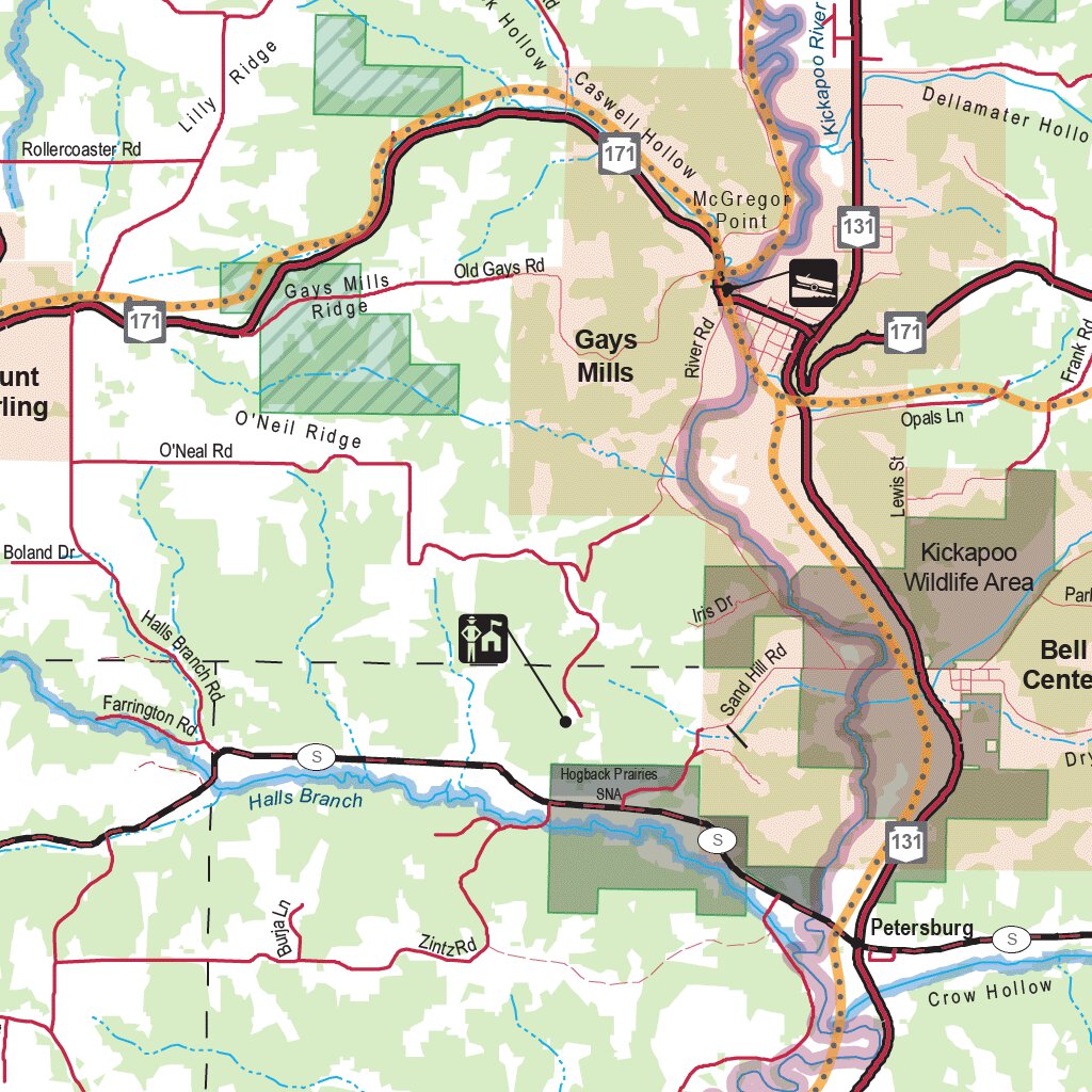 Southern WI All-Outdoors Atlas & Field Guide pg. 122-123 Map by ...