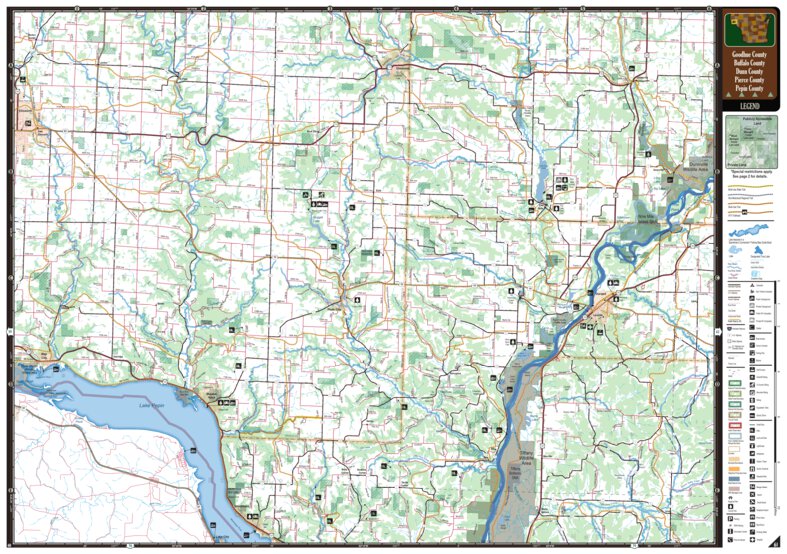 Southern WI All-Outdoors Atlas & Field Guide pg. 060-061 Map by ...