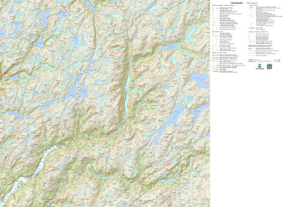Municipality of Modalen Map by The Norwegian Mapping Authority | Avenza ...