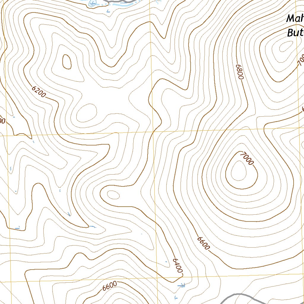 Mahogany Butte, OR (2020, 24000-Scale) Map by United States Geological ...