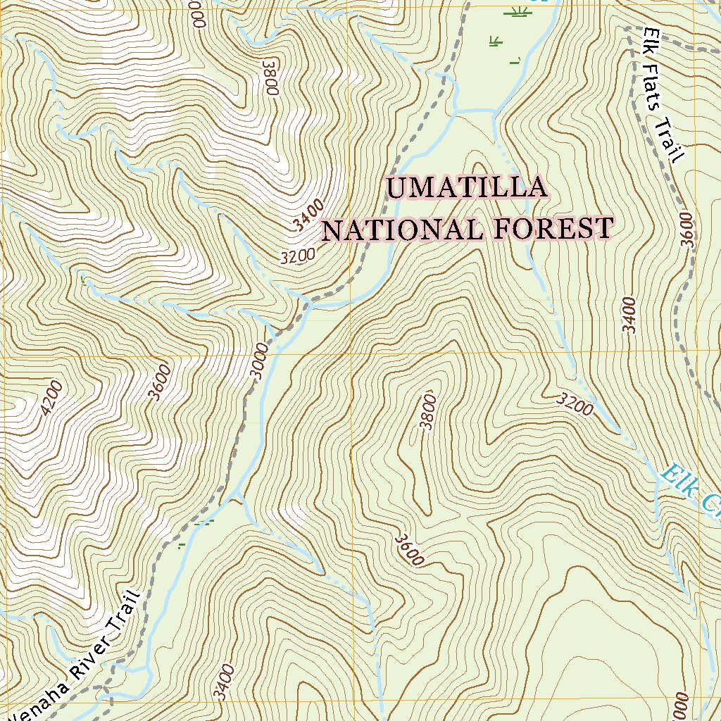 Wenaha Forks, OR (2020, 24000-Scale) Map by United States Geological ...